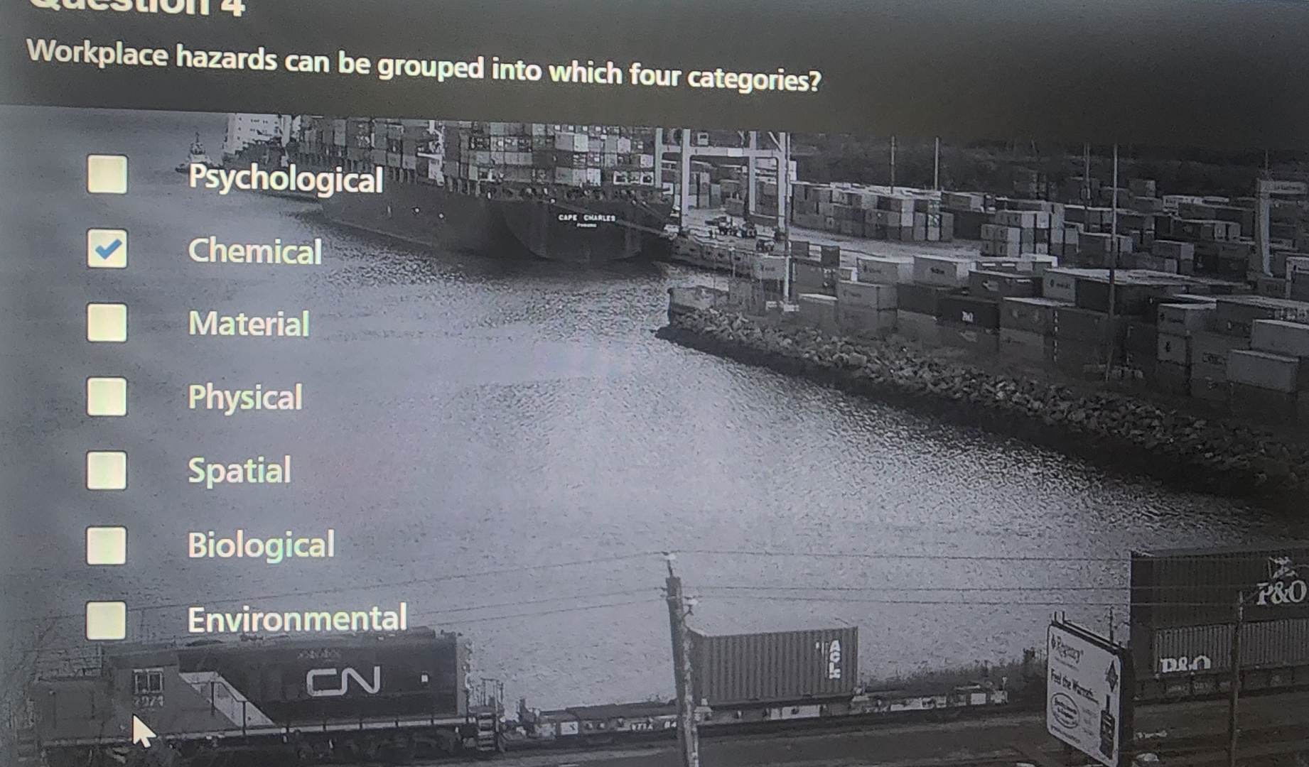 Solved Workplace hazards can be grouped into which four | Chegg.com