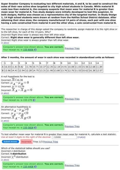 Solved Super Sneaker Company is evaluating two different | Chegg.com