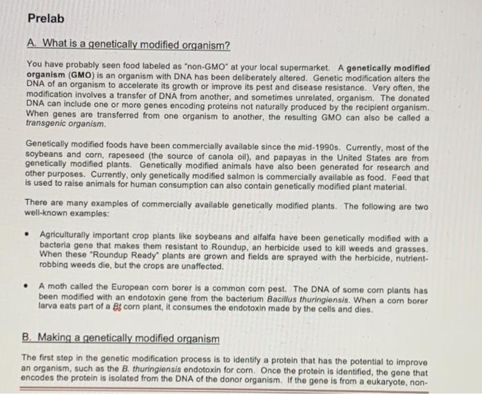 Solved The first 7 pictures are the pre-lab procedures | Chegg.com