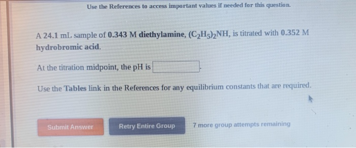 Solved A 28.2 mL sample of 0.216 M triethylamine, (C2H5)3N, | Chegg.com