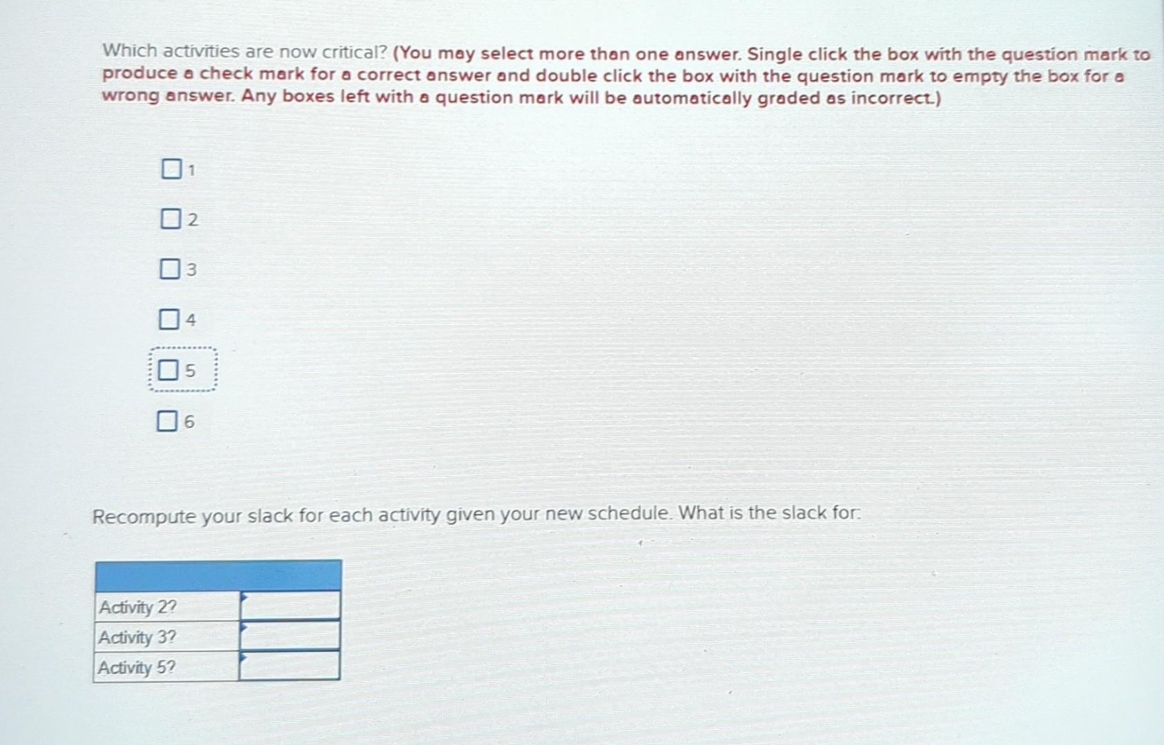 EX8-5 (Static) Given the network plan that... Given | Chegg.com