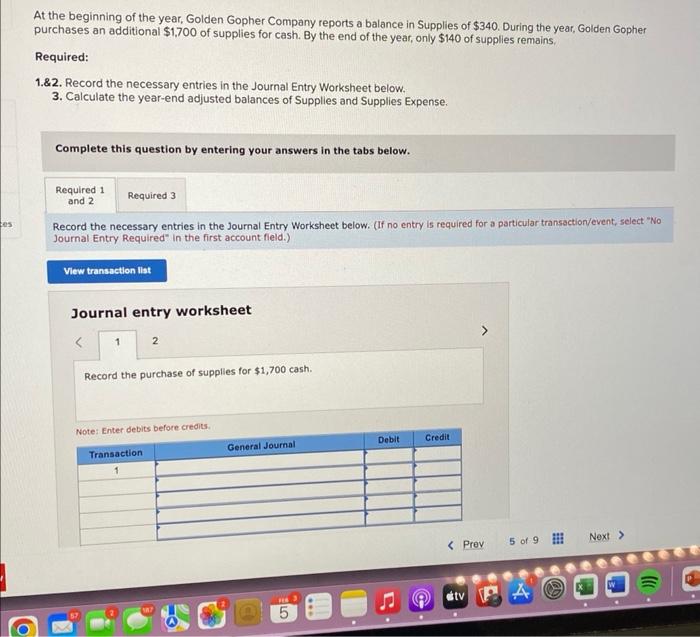 Solved At the beginning of the year, Golden Gopher Company | Chegg.com