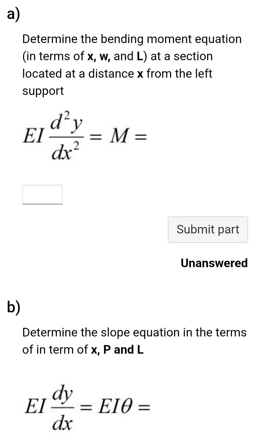 Solved The Linear distributed loaded steel beam is shown in | Chegg.com