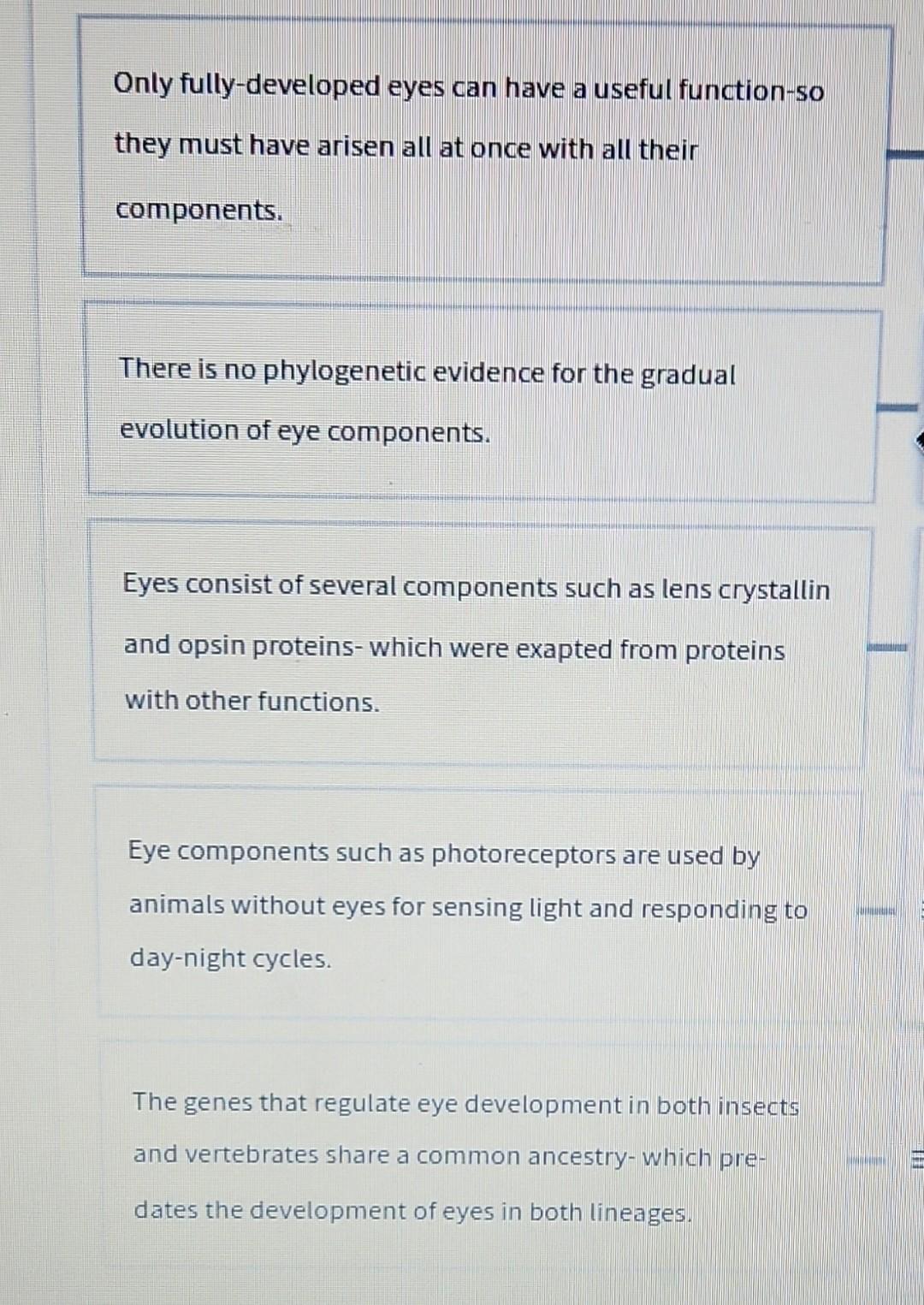 Solved People who object to evolution sometimes assert that | Chegg.com