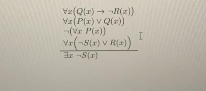 Solved ABSTRACT MATHProve this argument is valid. Show which | Chegg.com