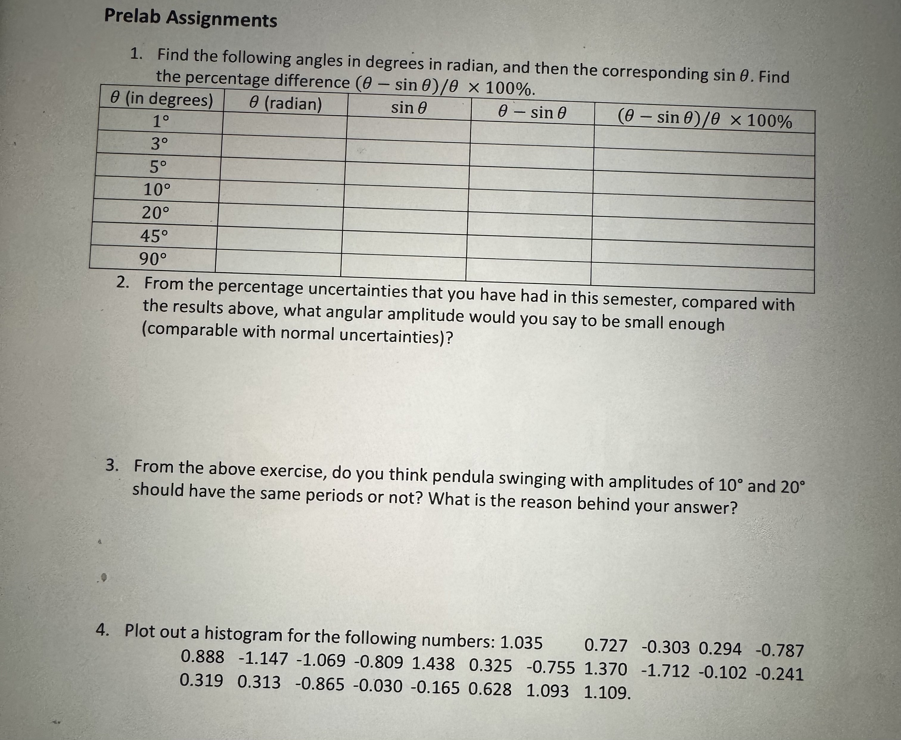 Prelab AssignmentsFind the following angles in | Chegg.com