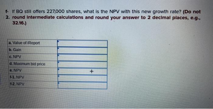 Solved Problem 29-15 Calculating NPV BQ, Incorporated, is | Chegg.com