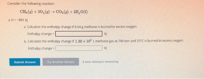 Solved Consider the following reaction: | Chegg.com