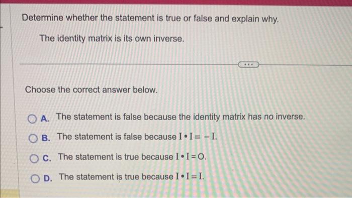 Solved Determine whether the statement is true or false and | Chegg.com