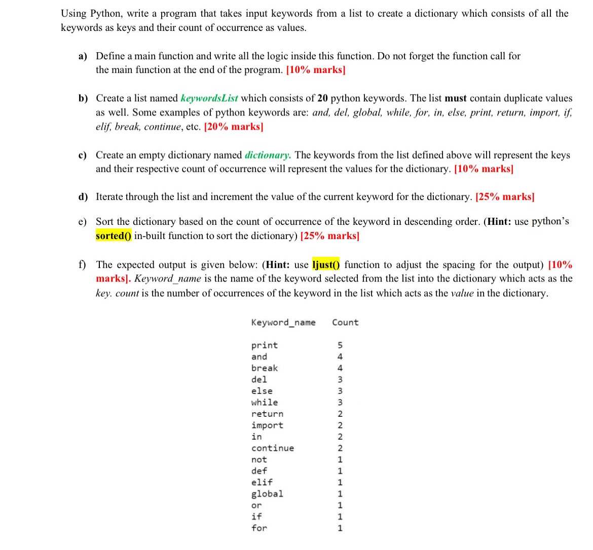 Solved Using Python, write a program that takes input | Chegg.com