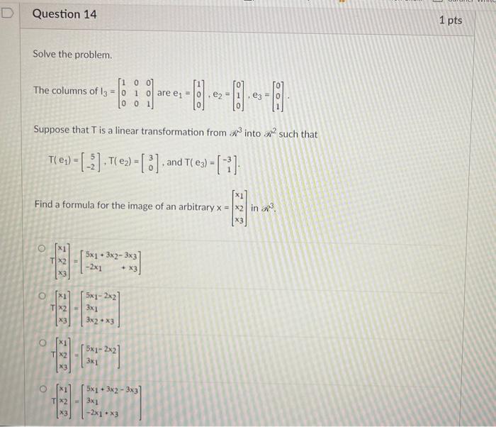 Solved The augmented matrix is given for a system of | Chegg.com