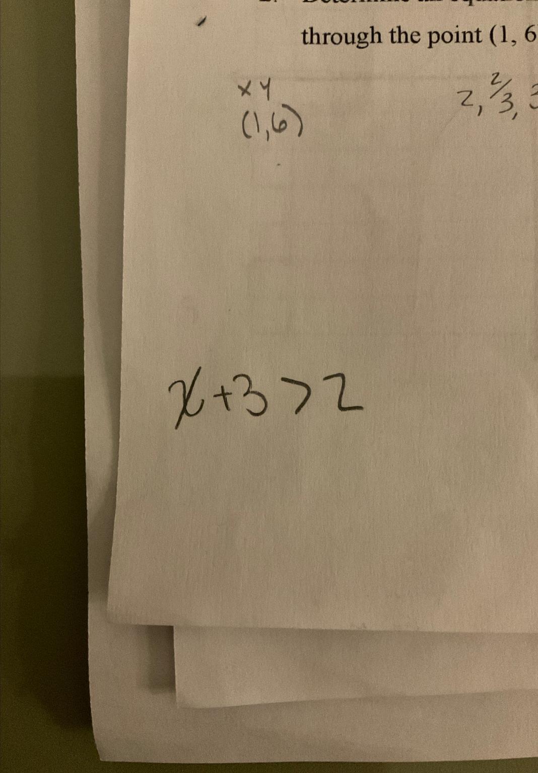 Solved x+3>2 | Chegg.com