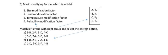 Solved 5) Marin modifying factors which is which? 1. Size | Chegg.com