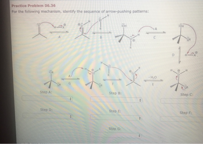 Solved Practice Problem 06.36 For the following mechanism, | Chegg.com