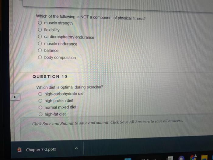 Solved Which of the following is NOT a component of physical | Chegg.com