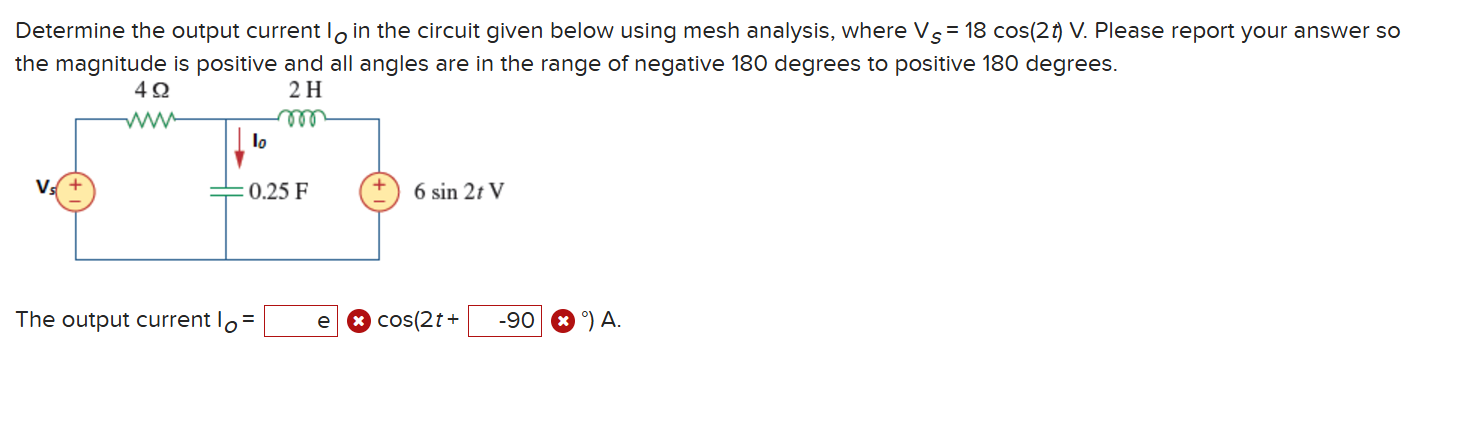 Solved Determine the output current IO in ﻿the circuit given | Chegg.com