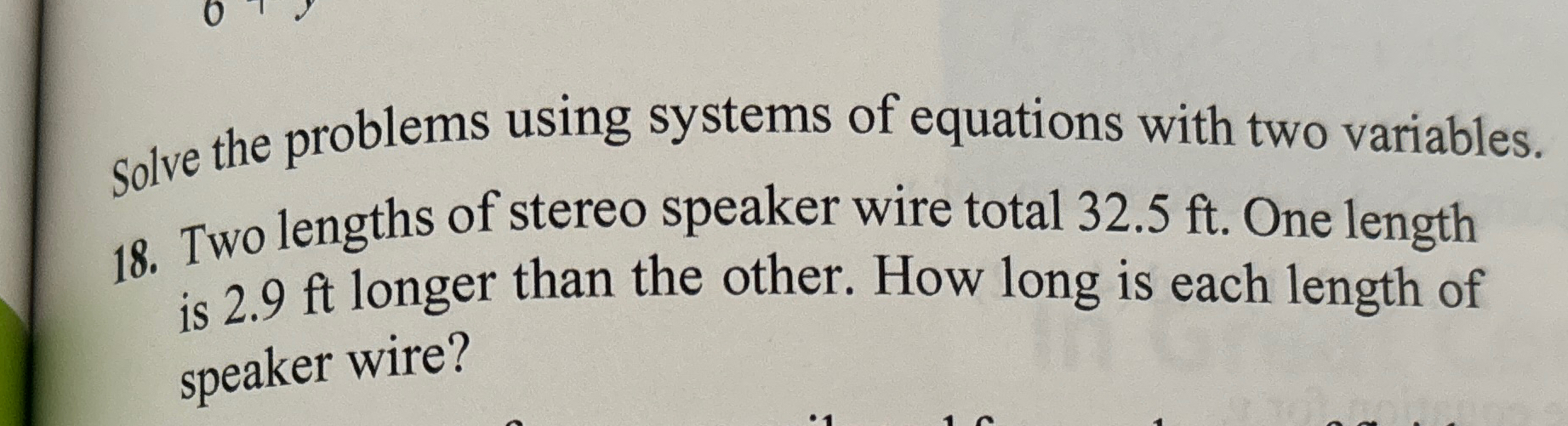 Solved Solve the problems using systems of equations with | Chegg.com