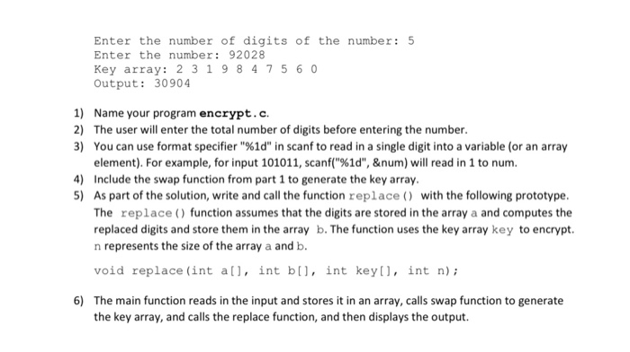 Solved 1 Write A Program To Randomize An Array Of Digits 0 3946