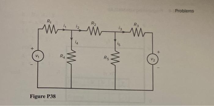 Solved 38. The equations describing the circuit shown in | Chegg.com