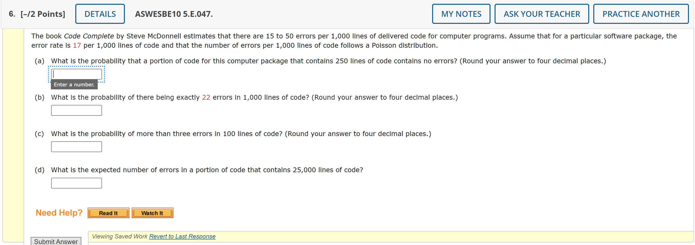Solved The book Code Complete by Steve McDonnell estimates | Chegg.com