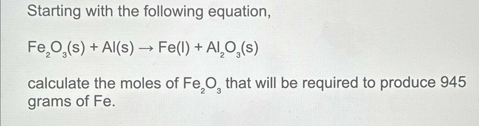 Solved Starting with the following | Chegg.com
