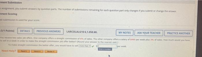 Solved iment Submission assignment, you submit answers by | Chegg.com
