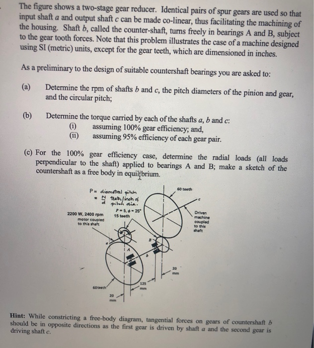 Solved Question 5 2 pts Using the gear geometry of the | Chegg.com