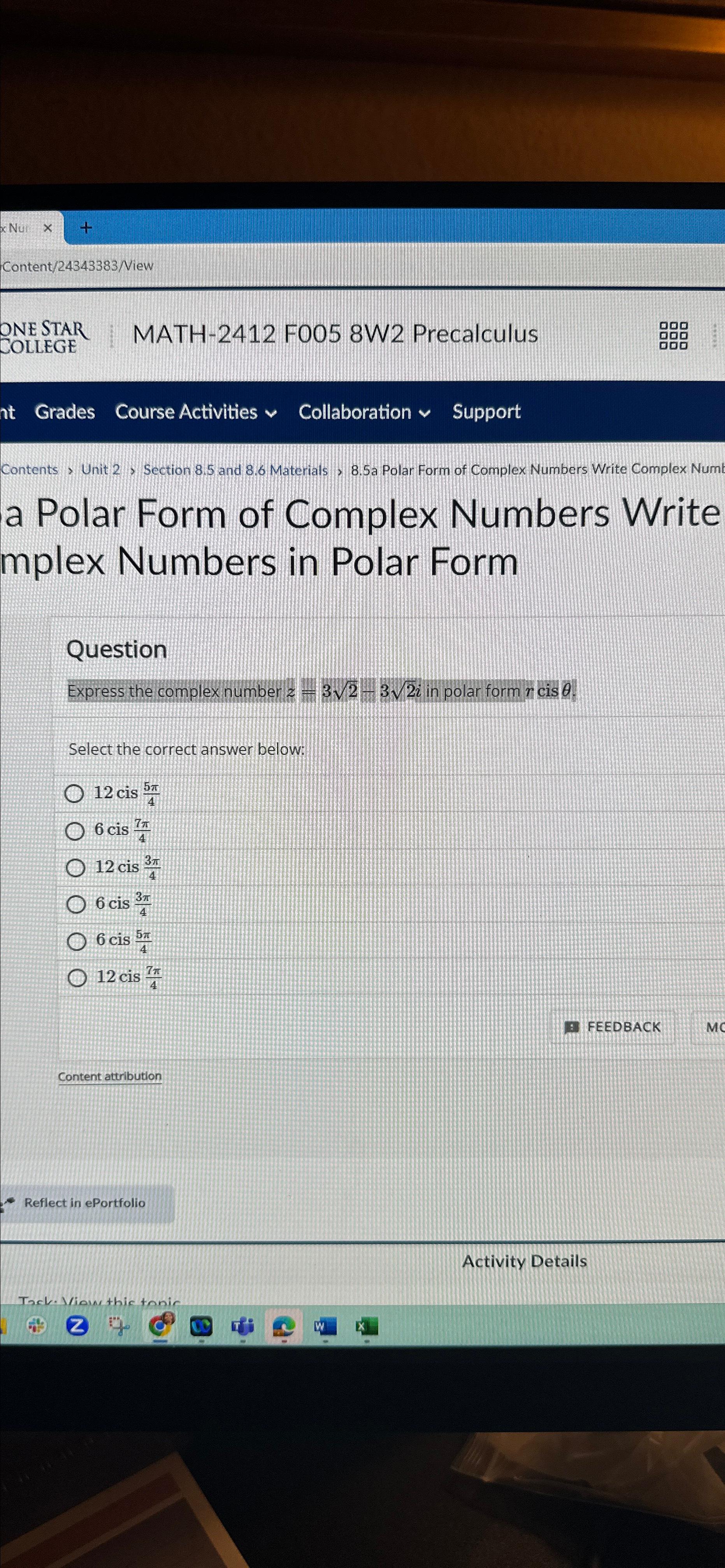 Solved MATH-2412 ﻿F005 8W2 ﻿PrecalculusGrades Course | Chegg.com