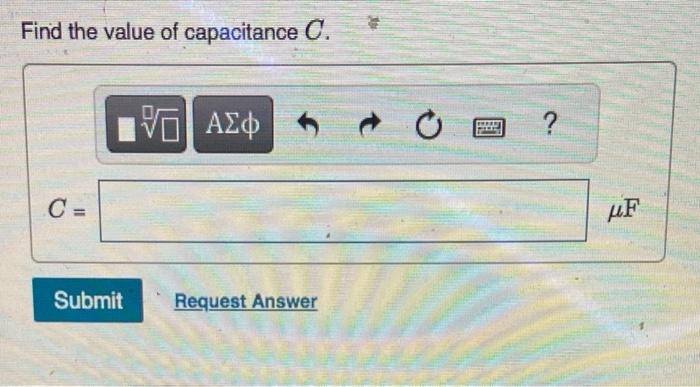 Solved The equivalent capacitance of the capacitors shown in | Chegg.com