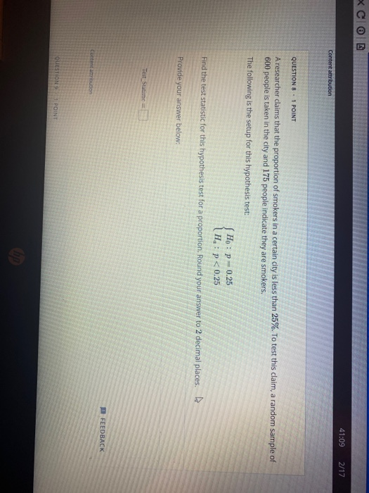 Solved XCIO 41:09 2/17 Content attribution QUESTION 8.1 | Chegg.com