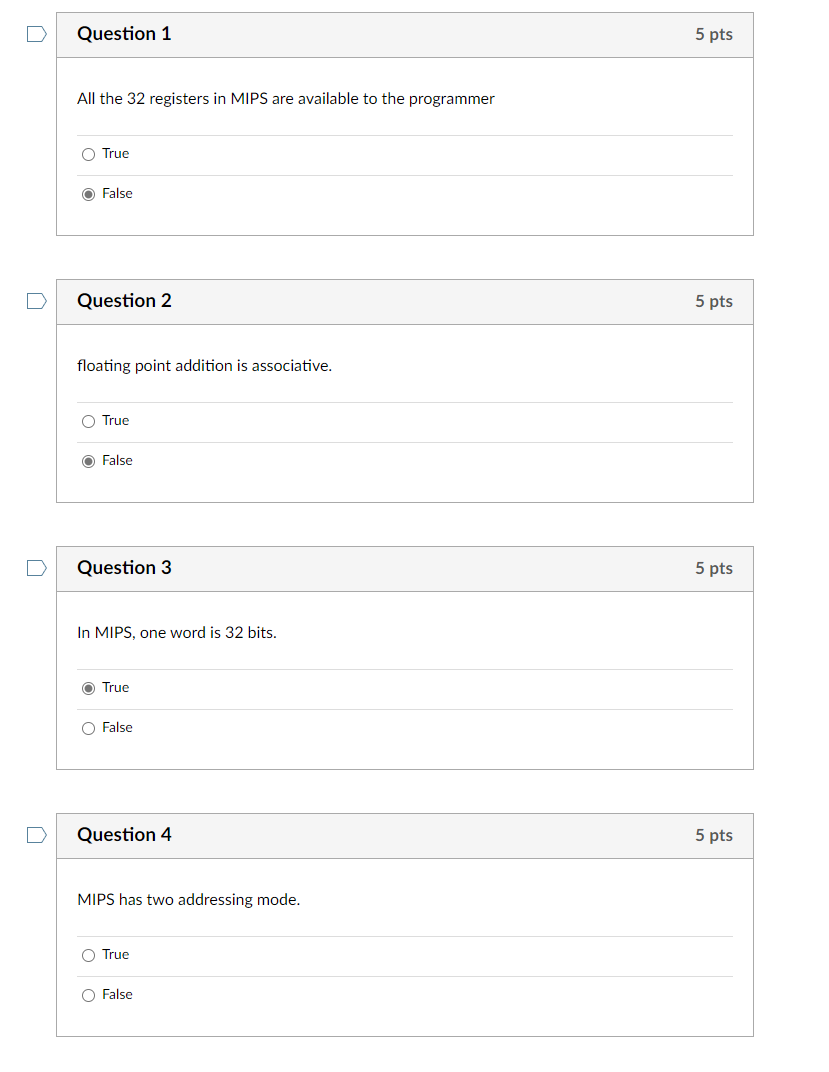Solved Question 1All the 32 ﻿registers in MIPS are available | Chegg.com