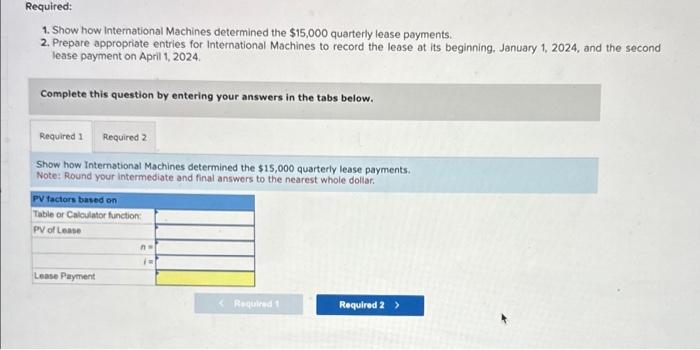 Solved Exercise 15-8 (Static) Sales-type lease with selling | Chegg.com
