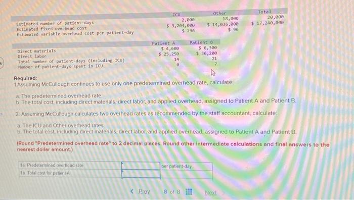 Solved Problem 2-20 (Algo) Plantwide versus Multiple | Chegg.com
