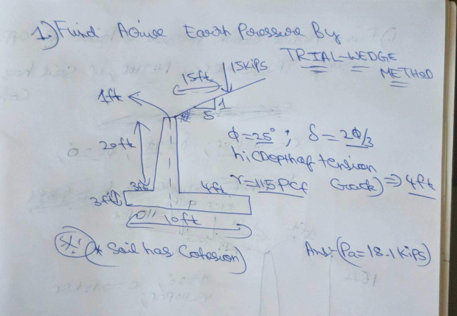 Solved 1) Fund Aouse Earth Prossed By 70 TRIAL-WEDGE - | Chegg.com