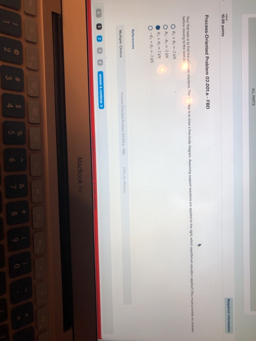 Solved Process-Oriented Problem 02.001 - Statically | Chegg.com