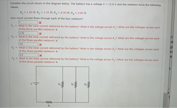 Solved 1 Consider the circuit shown in the diagram below. | Chegg.com