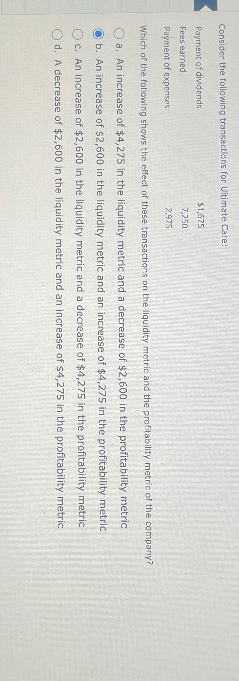 Solved Consider the following transactions for Ultimate | Chegg.com