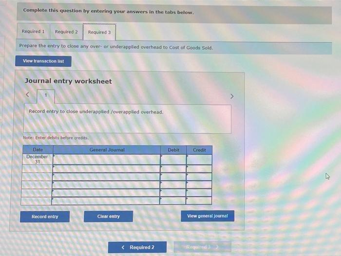 Solved Exercise 2-27 (Algo) Computing applied overhead and | Chegg.com