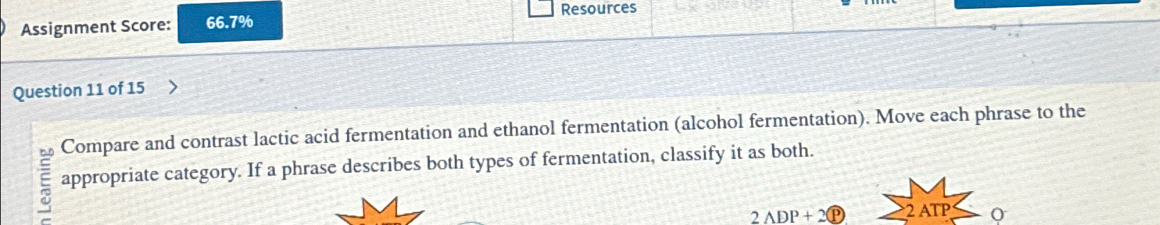 Solved Assignment Score:ResourcesQuestion 11 ﻿of 15Compare | Chegg.com