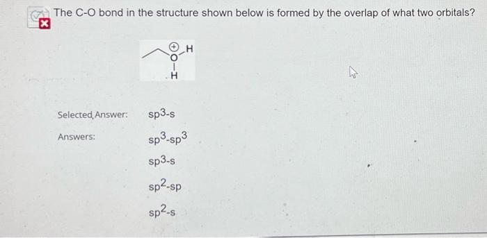 Solved The C-O bond in the structure shown below is formed | Chegg.com