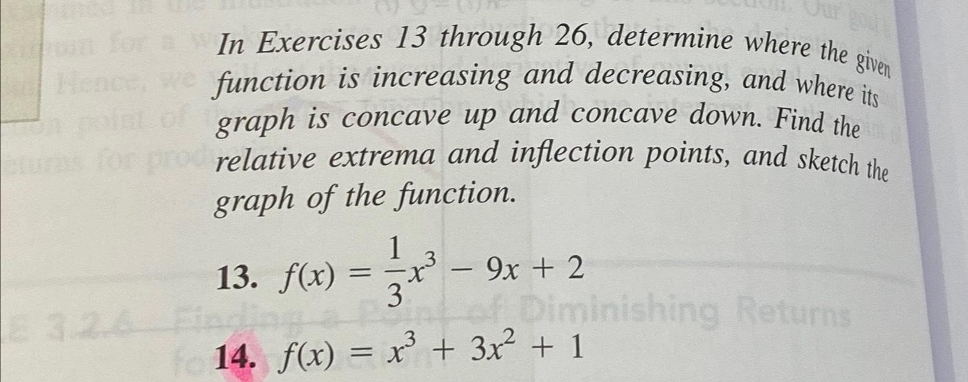 Solved In Exercises 13 ﻿through 26, ﻿determine where the | Chegg.com
