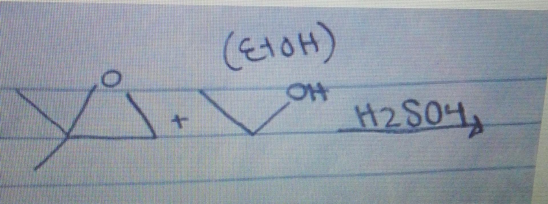 Solved X (EtOH) OH H2S04 I need answer and mechanism | Chegg.com