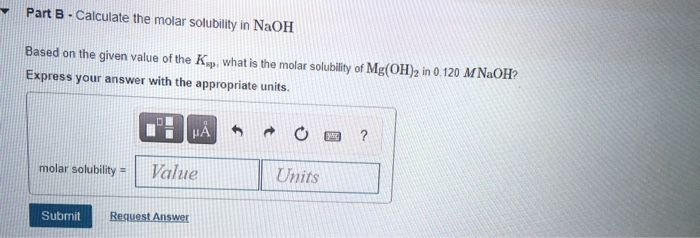 Solved Mg(OH)2 is a sparingly soluble compound, in this case | Chegg.com