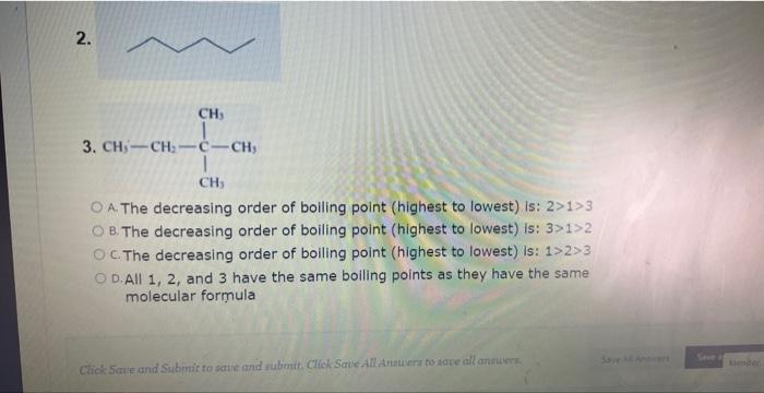 Solved Which statement correctly describes the boiling point | Chegg.com