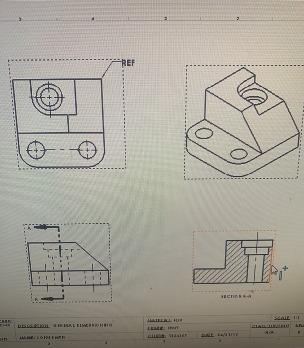 Solved INSTRUCTIONS.Give the isometric and orthographic | Chegg.com