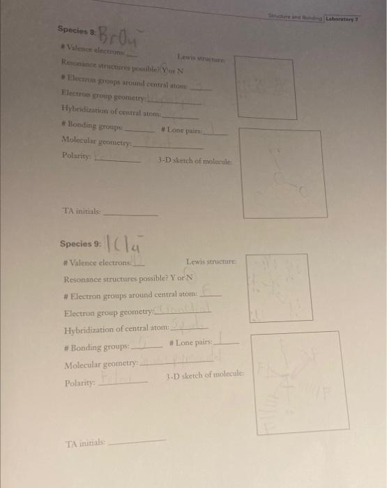 Solved Spectes a:PoO: - Valence celectrunk _- Resonatce | Chegg.com
