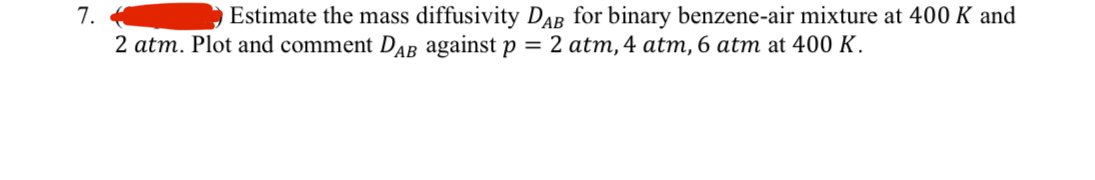 Estimate The Mass Diffusivity Dab ﻿for Binary