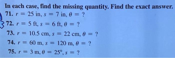 Solved can you solve #75 please. the answer is 5pie in the | Chegg.com