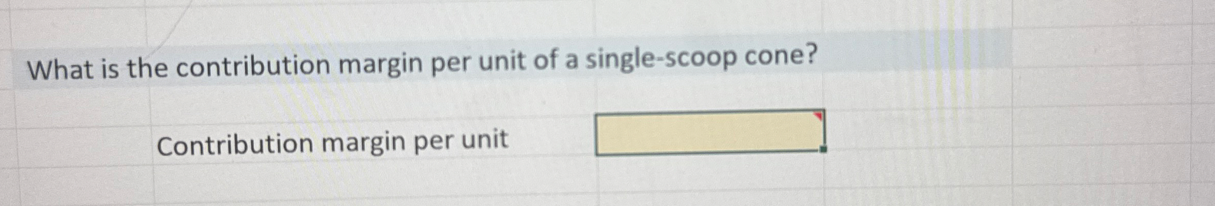Solved What is the contribution margin per unit of a | Chegg.com
