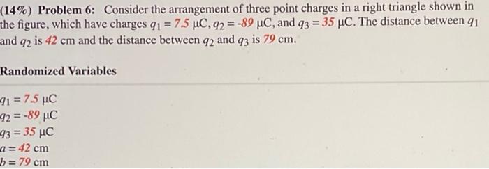 Solved (14\%) Problem 6: Consider the arrangement of three | Chegg.com